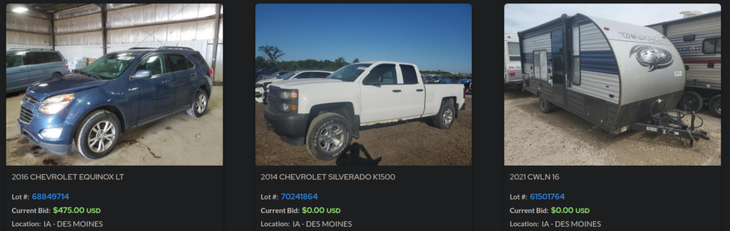 Iowa Abandoned & Seized Car Auctions - My Info & Tips